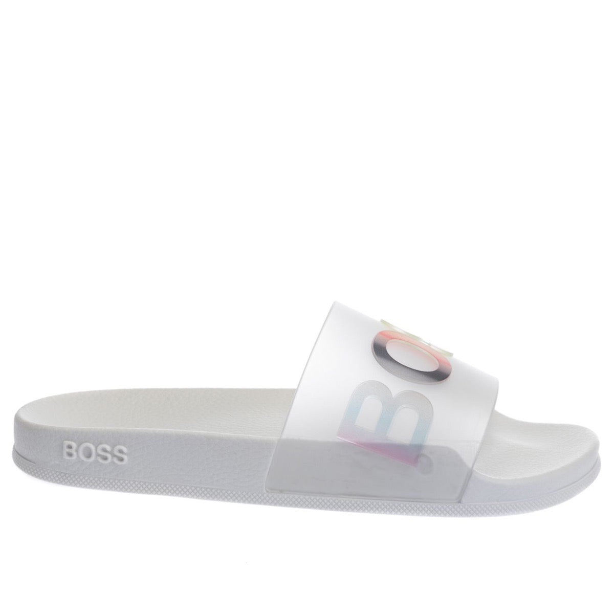 BOSS Bay_Slid_PRD Slide in White | BOSS | Norton Barrie
